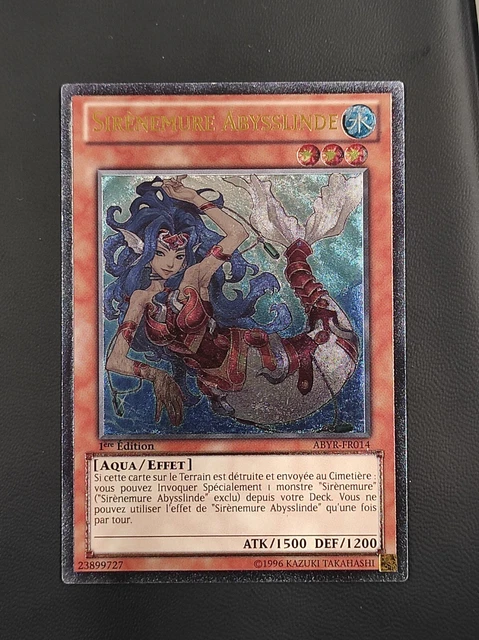 YU-GI-OH! SIRÈNEMURE ABYSSLINDE ABYR-FR014 1ère Édition Ultimate Rare FR EUR 34,95 - PicClick FR