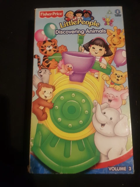 FISHER PRICE LITTLE People Discovering Animals Volume 3 VHS Video (2005 ... FISHER PRICE LITTLE People Discovering Animals Volume 3 VHS Video (2005 ...