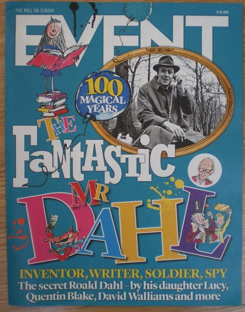 100 YEARS OF Roald Dahl - Quentin Blake - Event Magazine – 31 January ...