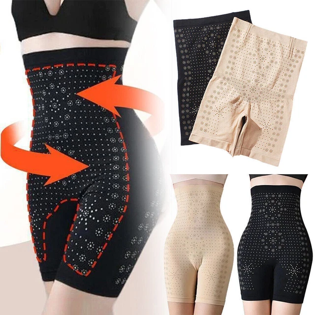 *WOMEN ICE SILK Ion Fiber Repair Shaping Shorts High Waist Shapewear ...