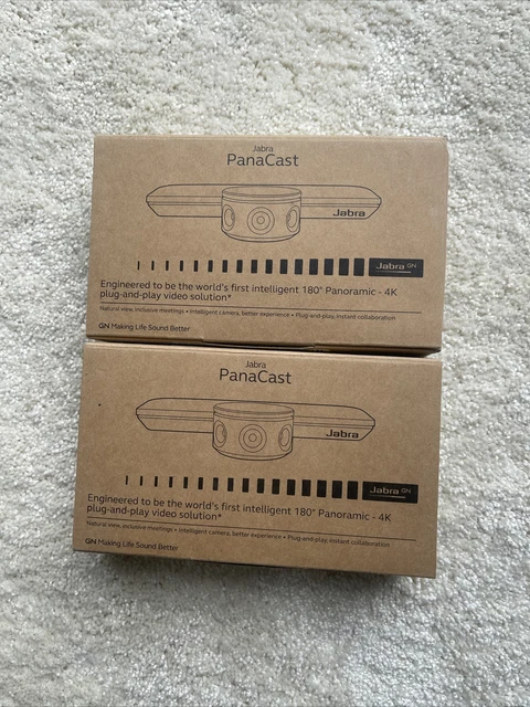 JABRA PANACAST 4K 180 Degree Panoramic Camera Webcam Conference X2 £300 ...