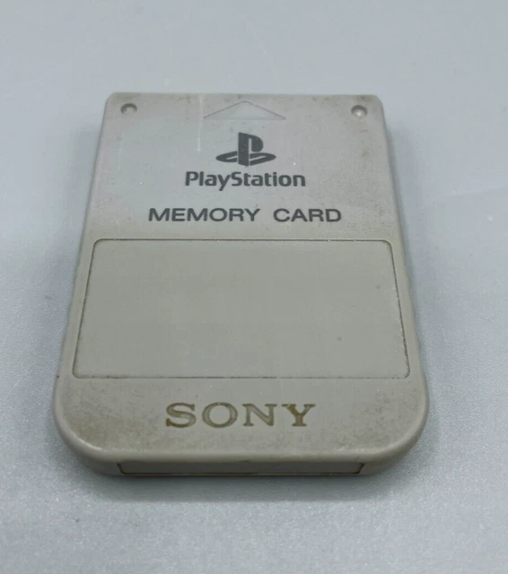 PS1 MEMORY CARD Original Sony Playstation Grau SCPH-1020 Speicherkarte ...