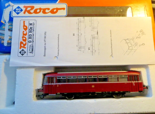 ROCO 69021 H0 AC Autorail Voiture Intermédiaire Vb 98 De DB Regensburg ...