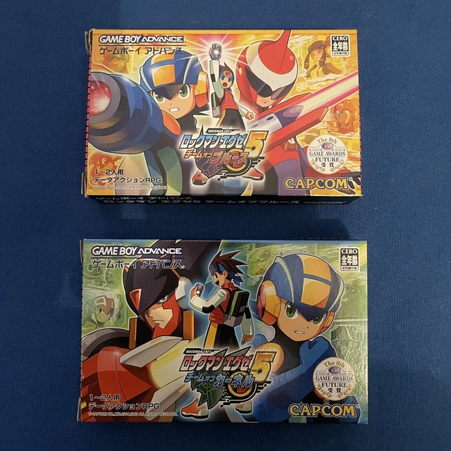 MEGA MAN BATTLE Network 5 Team ProtoMan Colonel Rockman EXE Game Boy ...