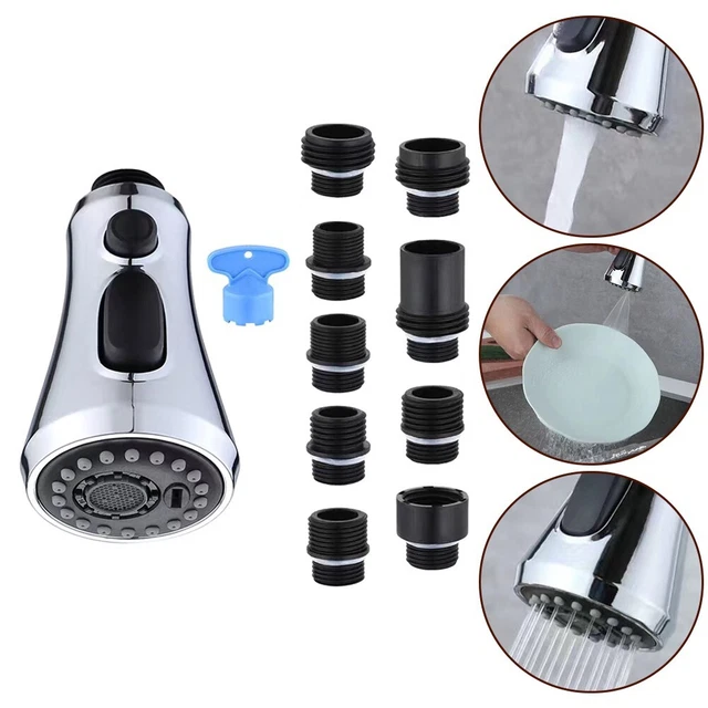 NEW FAUCET SHOWER Set Connectors Set Versatile Faucet Adapter £18.85 ...