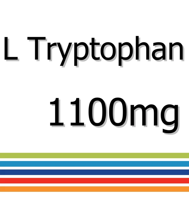 L TRYPTOPHAN 1100MG x 30 Tablets - 1 Months Supply - Stress Regulation ...