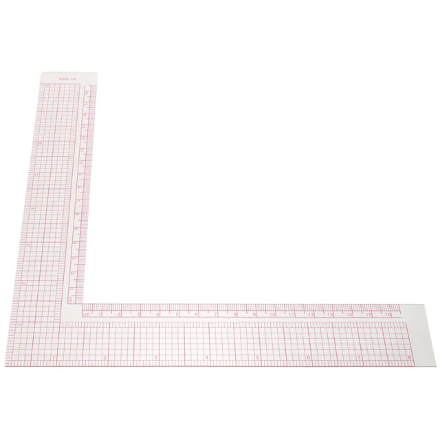 L-SHAPED SEWING RULER Professional Tailor Right Angle Quilting Rulers ...
