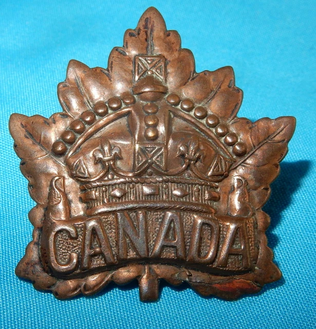 WW1 CANADIAN MILITARY Cap Badge World War I - Canada £0.99 - PicClick UK