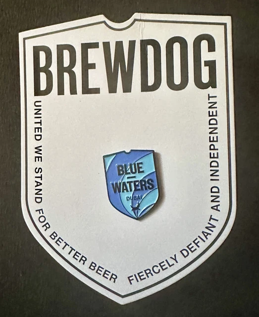 BREWDOG CRAFT BEER Collectable Dubai Bluewaters Pin Badge £40.00 ...