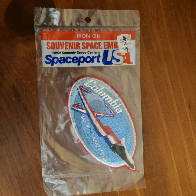 VINTAGE SPACEPORT USA 1982 Columbia Space Shuttle Patch NOS Sealed STS ...