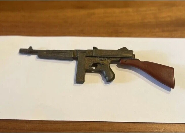 VINTAGE MARX TOY Tommy Machine Gun 6-1/8" Metal & Plastic (a221) £23.42 ...