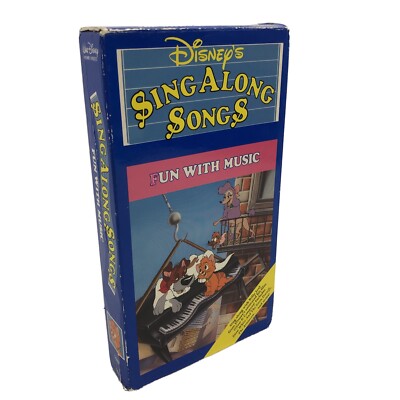 VINTAGE DISNEY’S SING Along Songs Fun With Music VHS $13.36 - PicClick CA