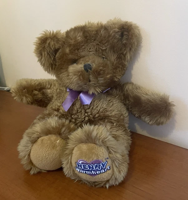 INTELEX HENRY WARM Heart Microwavable Teddy Bear Plush Soft Toy 14" VGC ...