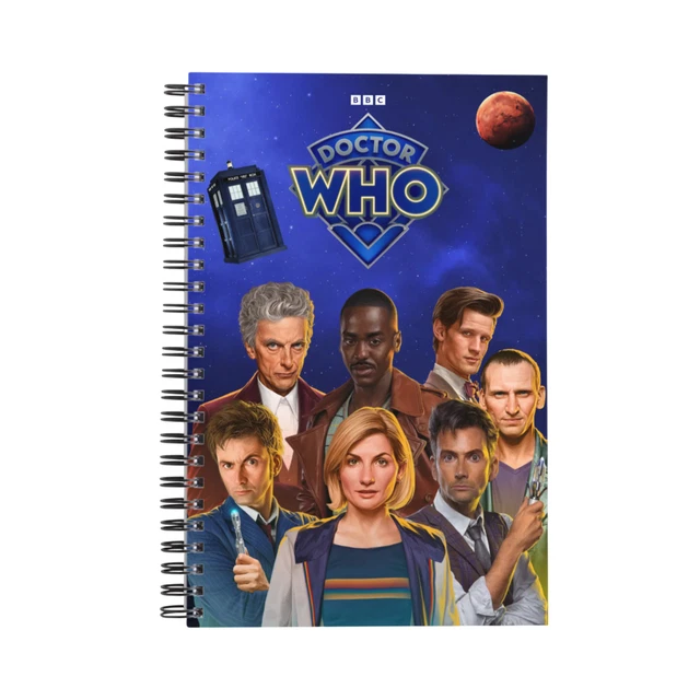 DOCTOR WHO OFFICIAL Spiral Notebook Modern Doctor's A5 Brand New £14.24 ...
