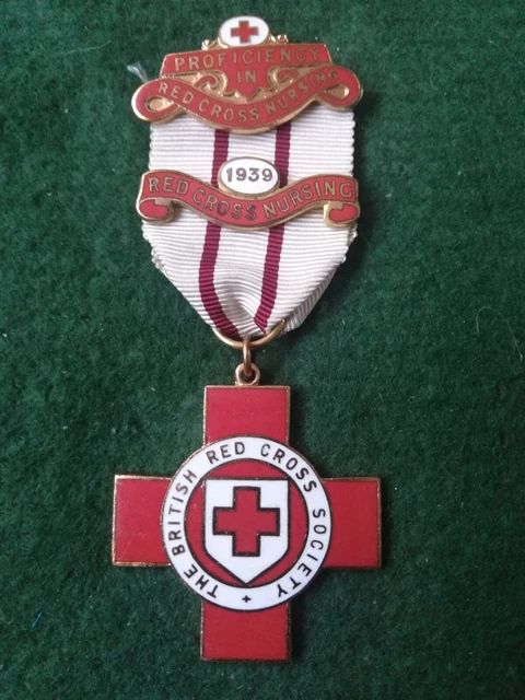 WW2 BRITISH RED Cross Society Proficiency Medal, J. Carnegie. £18.00 ...