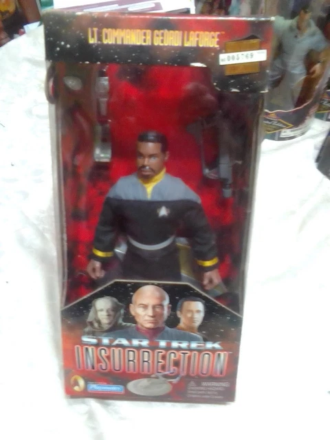 PLAYMATES STAR TREK Insurrection 9" Figure Lt Commander LaForge EUR 24 ...