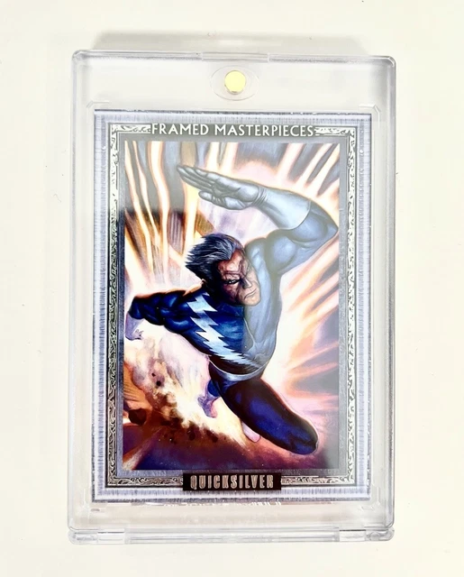 2024 MARVEL MASTERPIECES Nahuel Grego #44 Quicksilver - Silver framed ...