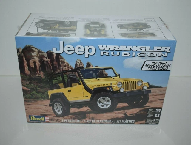 REVELL JEEP WRANGLER Rubicon 1:25 Scale Plastic Model Kit £25.08 ...