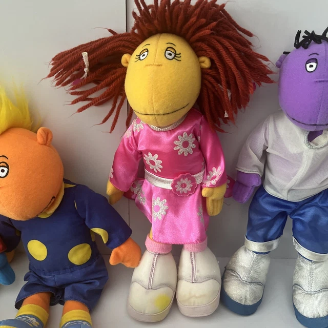 VINTAGE TWEENIES 1998 Plush Set Bella Fizz Jake Milo Retro Hasbro £19. ...