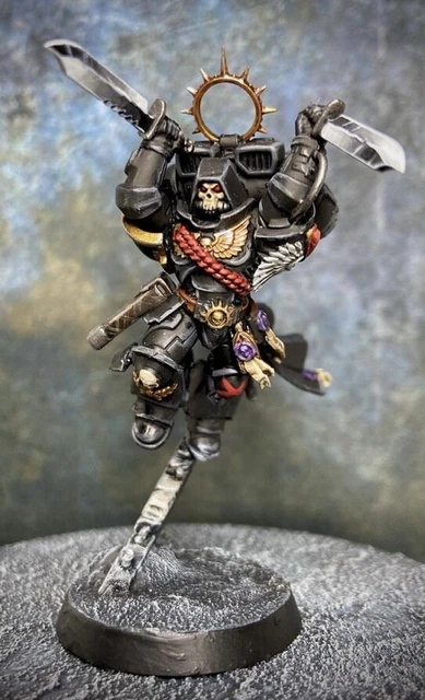 BLOOD ANGELS CHAPLAIN With Jump Pack Kitbash Conversion Lemartes ...