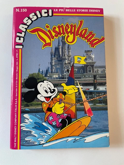 I CLASSICI DI Walt Disney 150 1989 Maggio Topolino Disneyland Mondadori ...