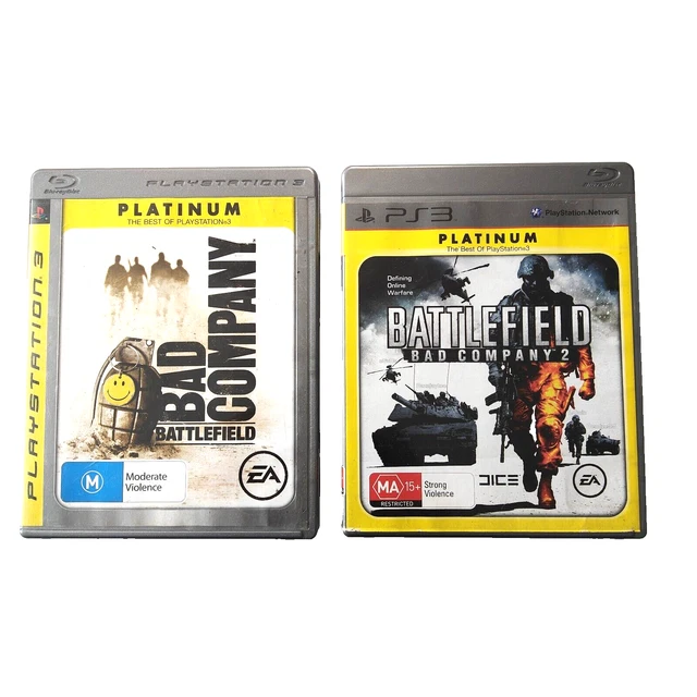 BATTLEFIELD BAD COMPANY PS3 Bundle Sony Playstation 3 Game Lot Complete ...
