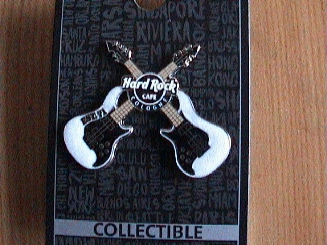 HRC HARD ROCK Cafe Pin Cologne Köln Core marble cross guitars EUR 17,00 ...