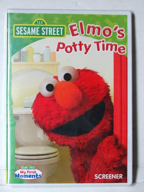 ELMO'S POTTY TIME - Sesame Street (Dvd) Kids *Screener* New & Sealed ...