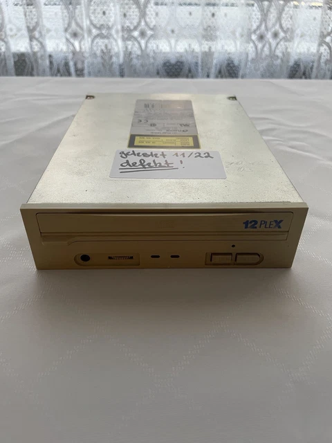 PLEXTOR PX-12CSI SCSI CD Rom Drive Internes Laufwerk 5,25 Vintage Retro EUR 8,50 - PicClick DE