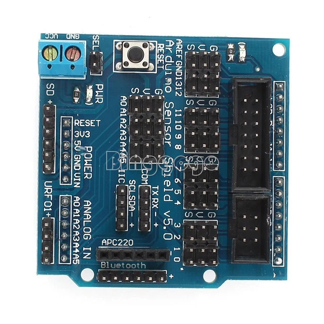 UPGRADED V5 SENSOR Shield for R3 Expansion Board V5.0 IIC £1.50 ...