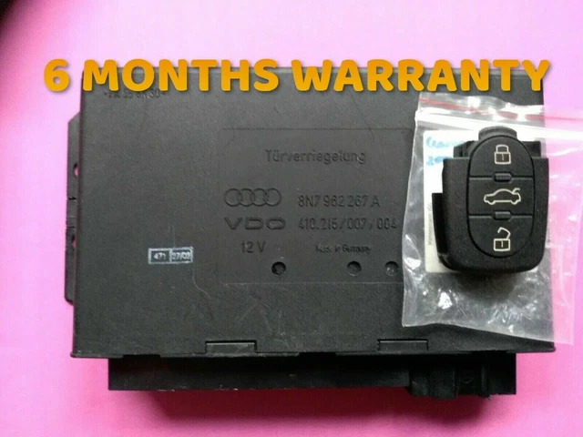 AUDI TT ROADSTER Cabrio Convenience Control Module 8N7962267A Plug and ...