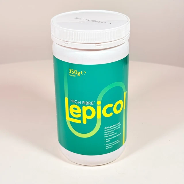LEPICOL HIGH FIBRE Probiotic Powder 350g Gut Health Supplement - NEW ...
