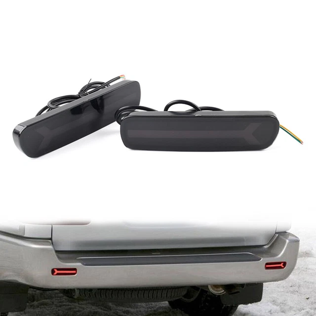 REAR BUMPER DRL Turn Signal Brake Light For Toyota Land Cruiser For ...