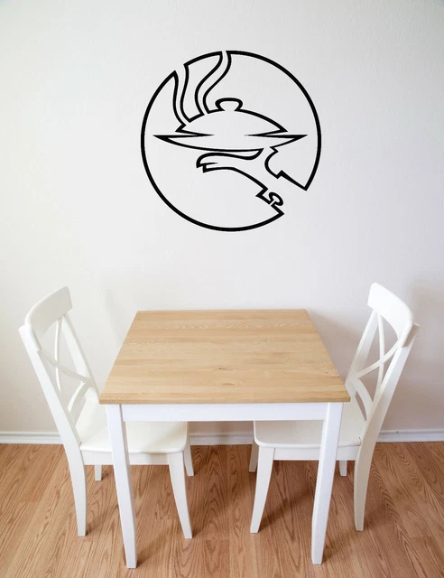 VINYL WALL DECAL Restaurant Menu Symbol Cafe Bar Food Drinks Decor ...