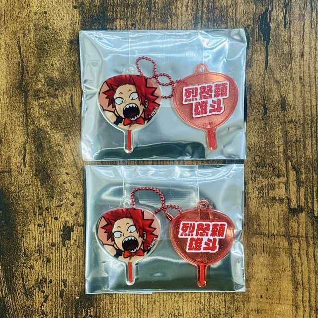 MY HERO ACADEMIA MHA Eijiro Kirishima Uchiwa Keychain 2 Items Blind Box ...