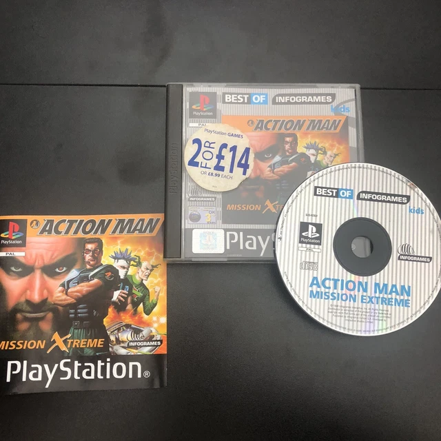 ACTION MAN MISSION Extreme Playstation Game Pal Con Manuale Ps1 EUR 5 ...