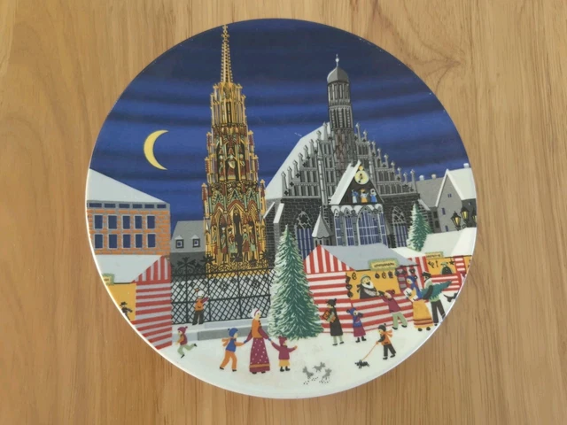 POOLE POTTERY BARBARA Furstenhofer Collectable Plate -434 Scene IV £11. ...