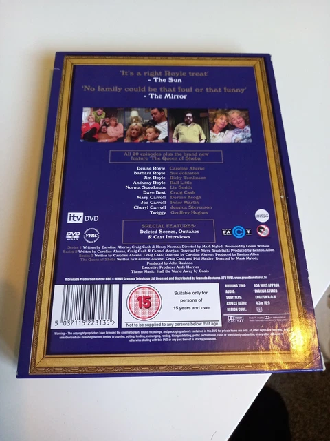 THE ROYLE FAMILY DVD Box Set Complete Collection Series 4 discs comedy ...