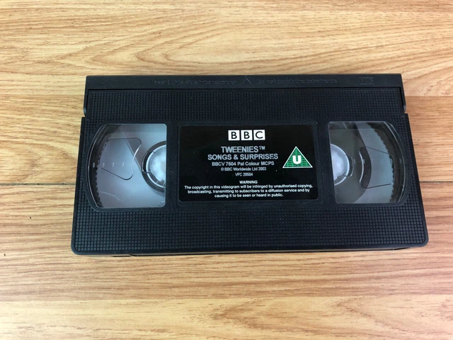 BBC TWEENIES SONGS & Surprises VHS Tape Kids Children's Educational ...