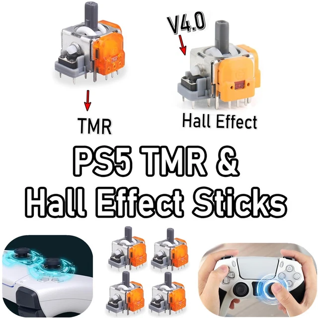 PS5 HALL EFFECT TMR / V4 Analog Sticks Controller Drift Fix PlayStation ...