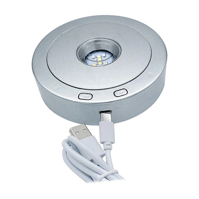 ELECTRIC TURNTABLE REVOLVING Platform Party Motorized Rotating Display ...