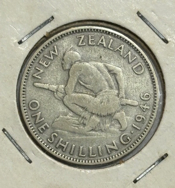 1946 NEW ZEALAND Shilling Silver Coin EUR 4,28 - PicClick FR