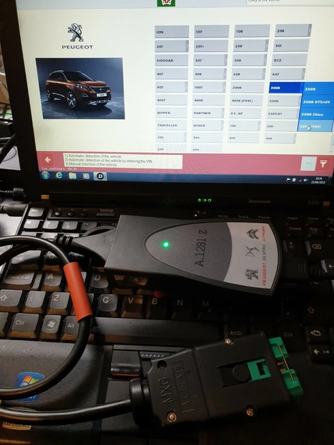 DIAGNOSTIC LAPTOP & Interface for Citroen Peugeot DIAGBOX v9.125 Lexia ...