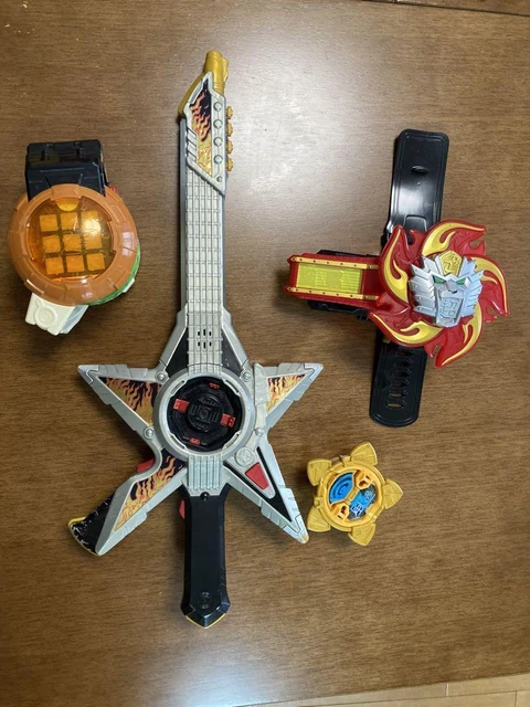 POWER RANGERS NINJA Steel Ninninger Morpher Weapon 3p set BANDAI Japan ...