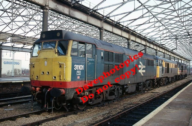 ORIGINAL 35MM Slide Diesel/Electric Train / Railway 31101 Rugby Jan ...