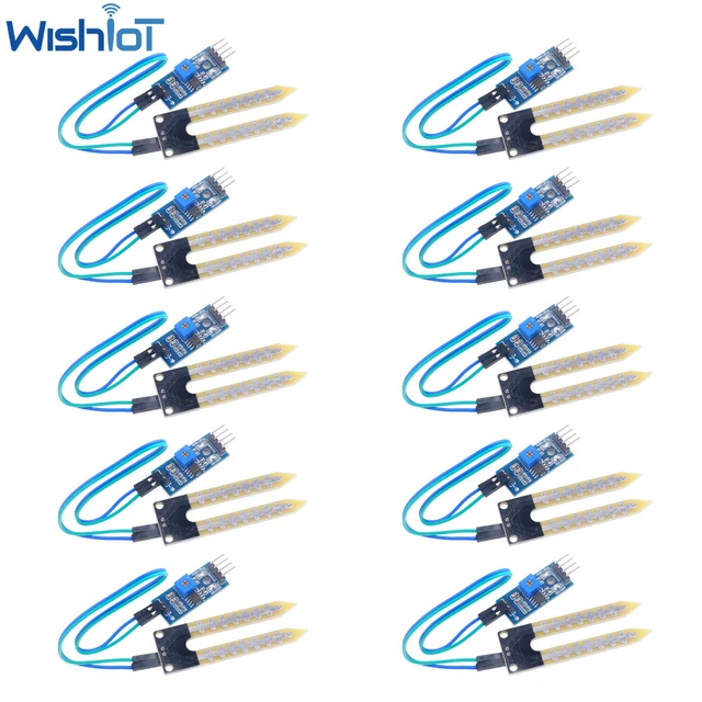 10PCS ELECTRONICS SOIL Moisture Hygrometer Detection Humidity Sensor ...