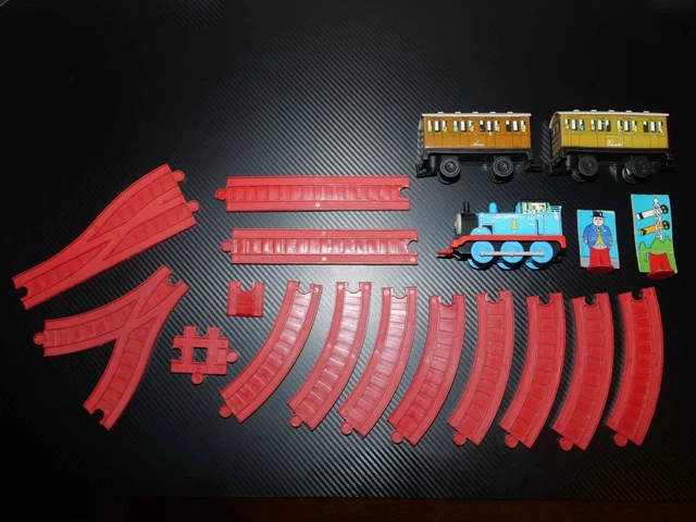 MERIT THOMAS THE Tank Engine push along red track train Annie Clarabel ...
