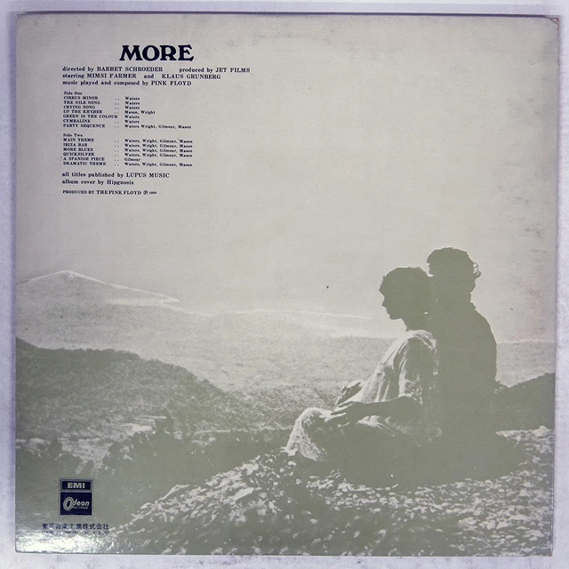 PINK FLOYD SOUNDTRACK FROM THE FILM MORE ODEON OP80165 Japan RED VINYL ...