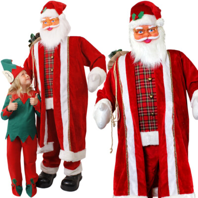 6FT ANIMATED SANTA Claus Life Size Singing Dancing Father Christmas ...