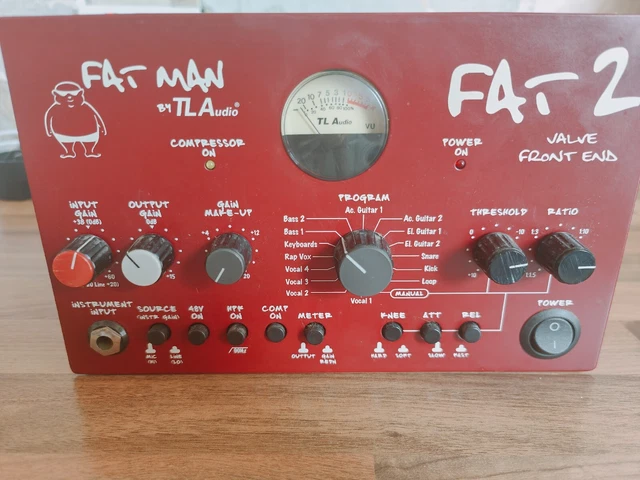 TL AUDIO FAT MAN Fat 2 Ventil Front End & Kompressor Begrenzer EUR 362 ...